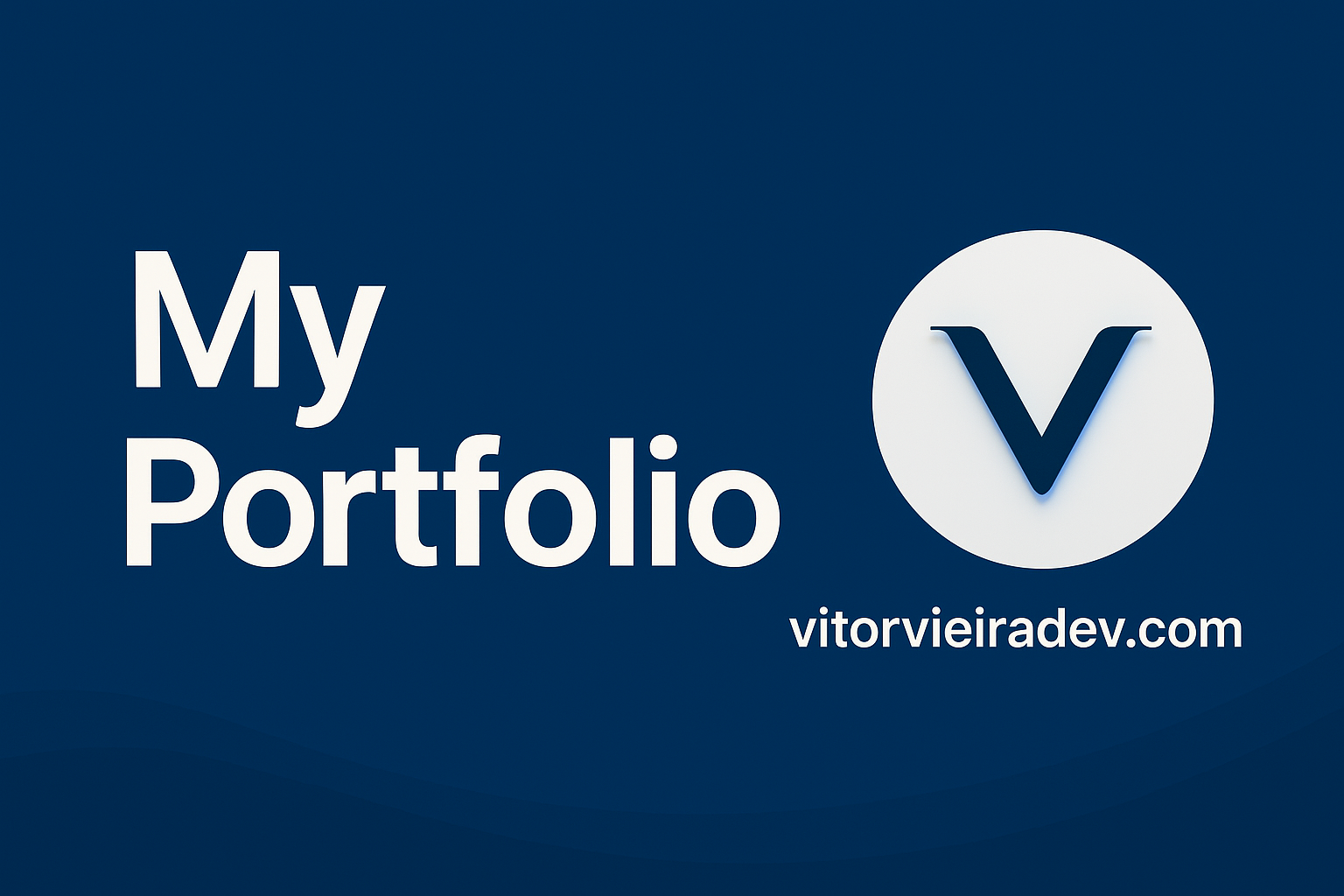 Vitor Vieira - Full Stack Developer
